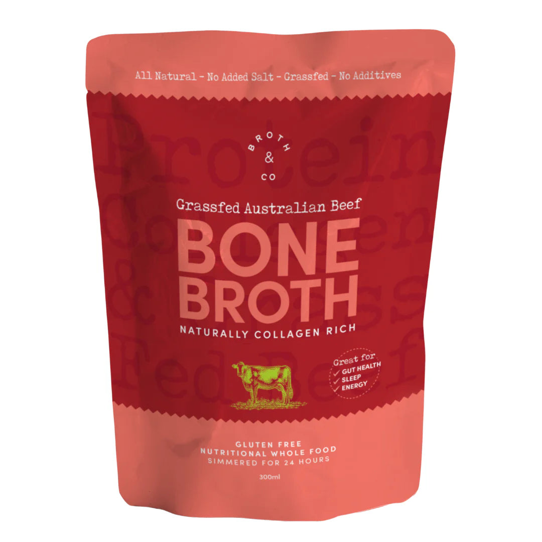 Beef Bone Broth Liquid - 300ml Pouch – SuperNatural Health Online