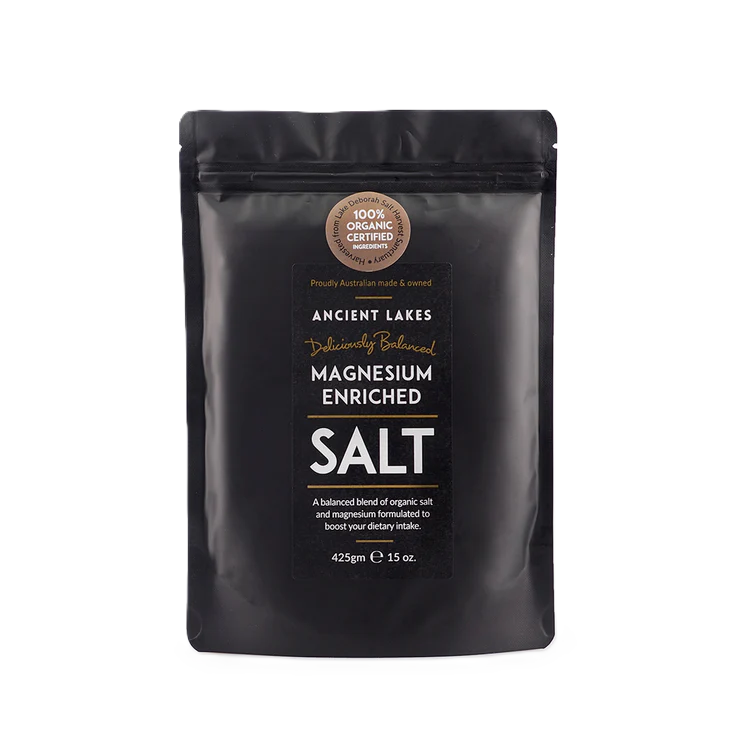 Magnesium Enriched Natural Lake Salt 425g – SuperNatural Health Online