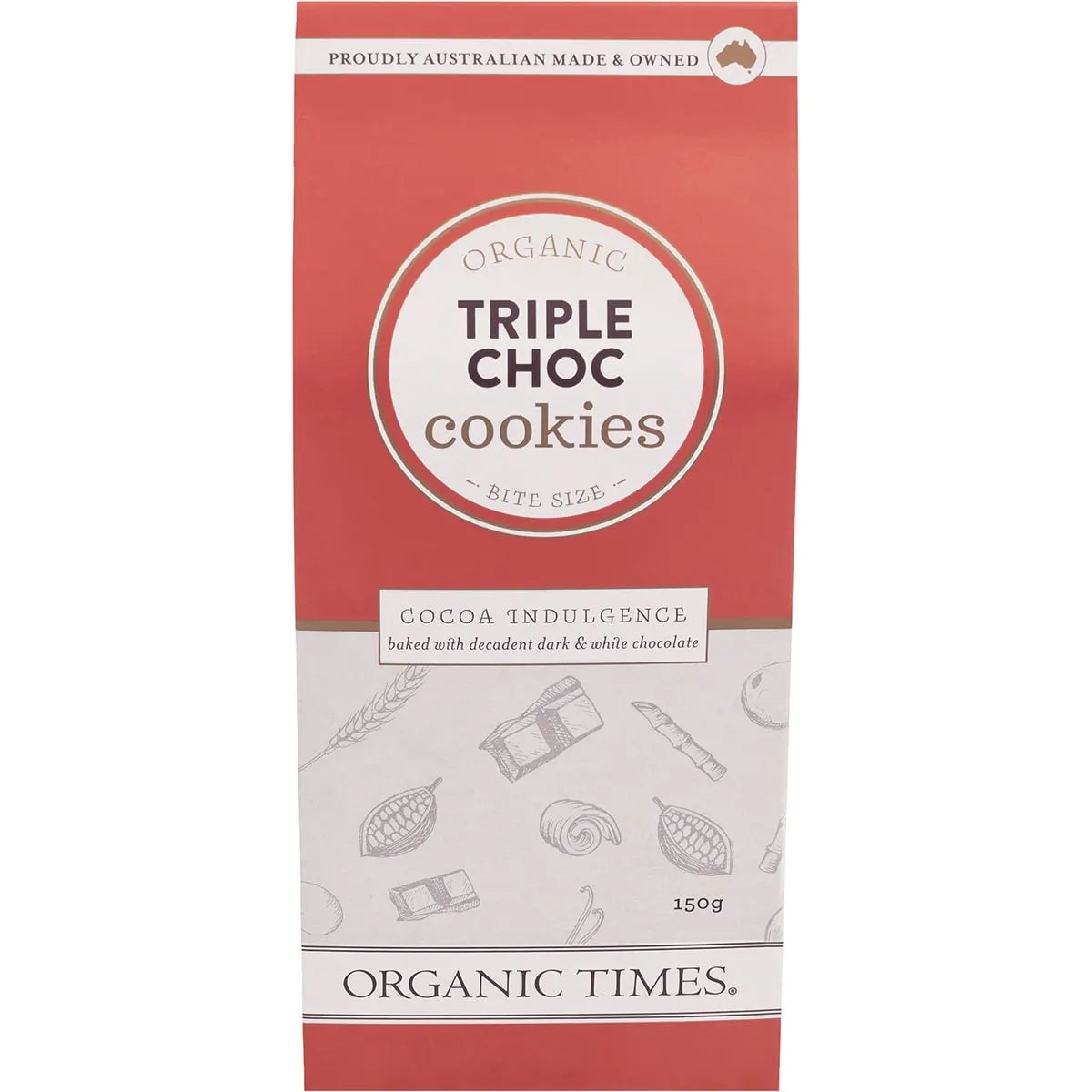 Triple Choc Cookies 150g – SuperNatural Health Online